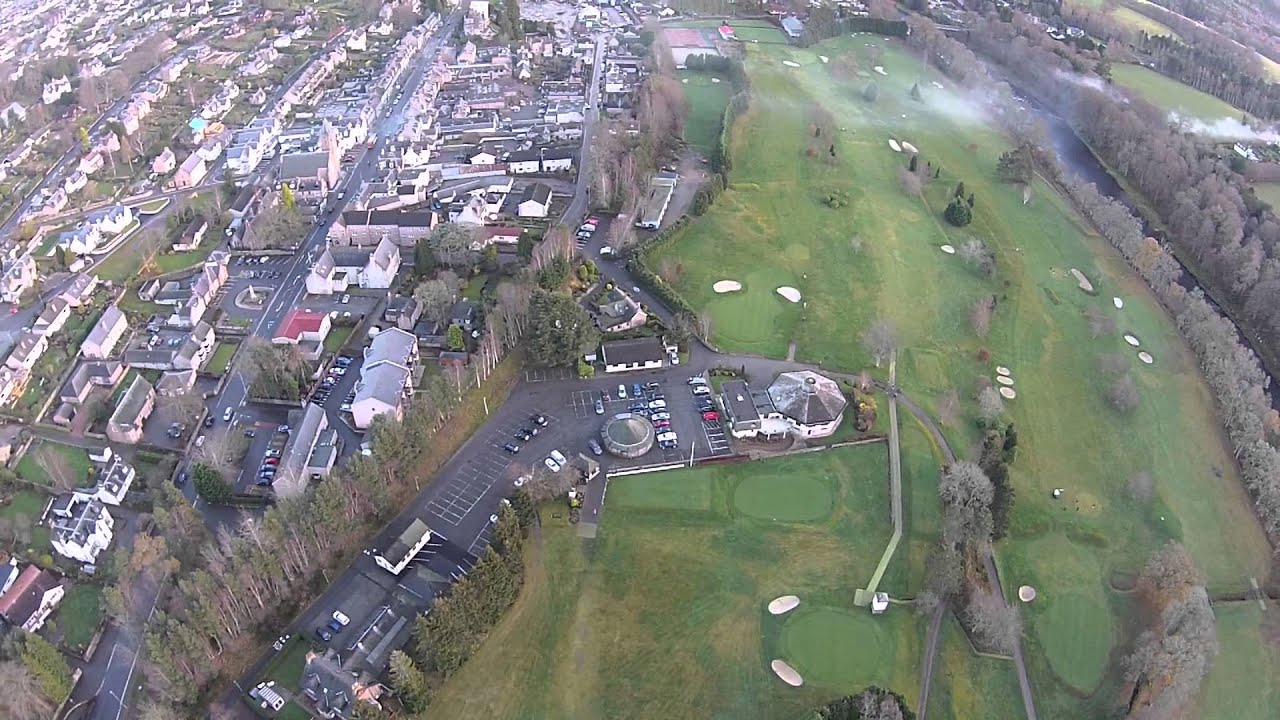 Tee Shot 1st Banchory Golf Club - Winter tees - YouTube