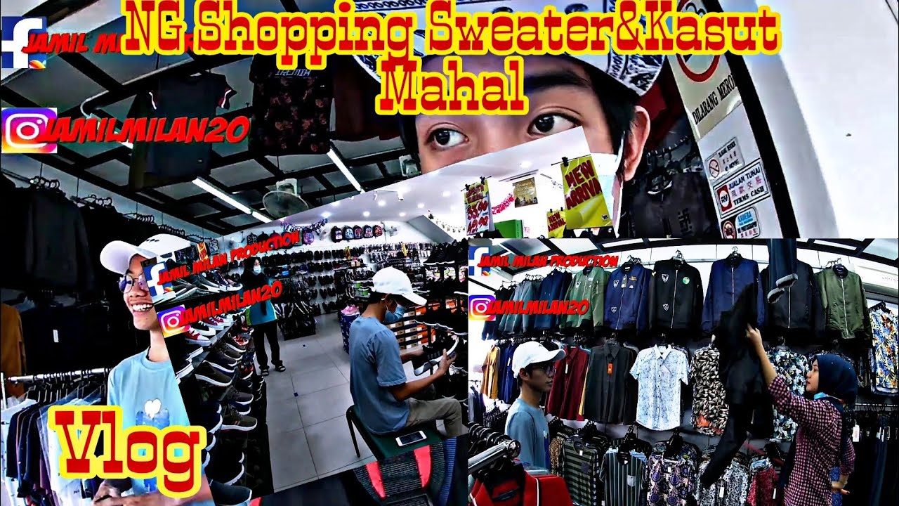 Vlog NG Shopping Sweater&Kasut Mahal - YouTube