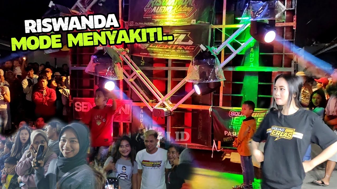 Riswanda mode menyakiti, Penonton tiarap semua - YouTube