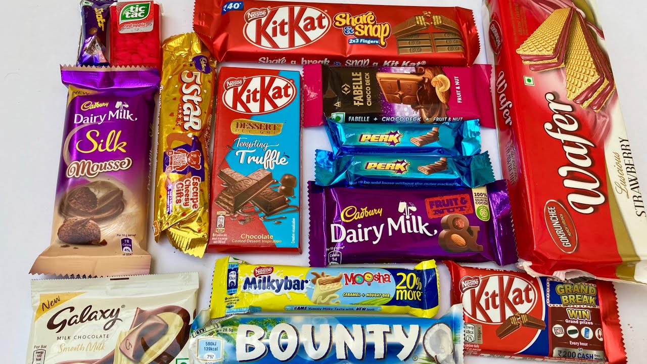 Mouthwatering chocolates opening || Kit Kat truffle , cacao, milano n ...