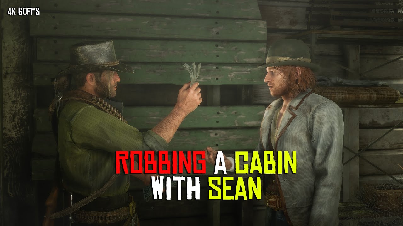 Arthur And Sean Rob A Cabin | RDR2 4K Cinematic - YouTube