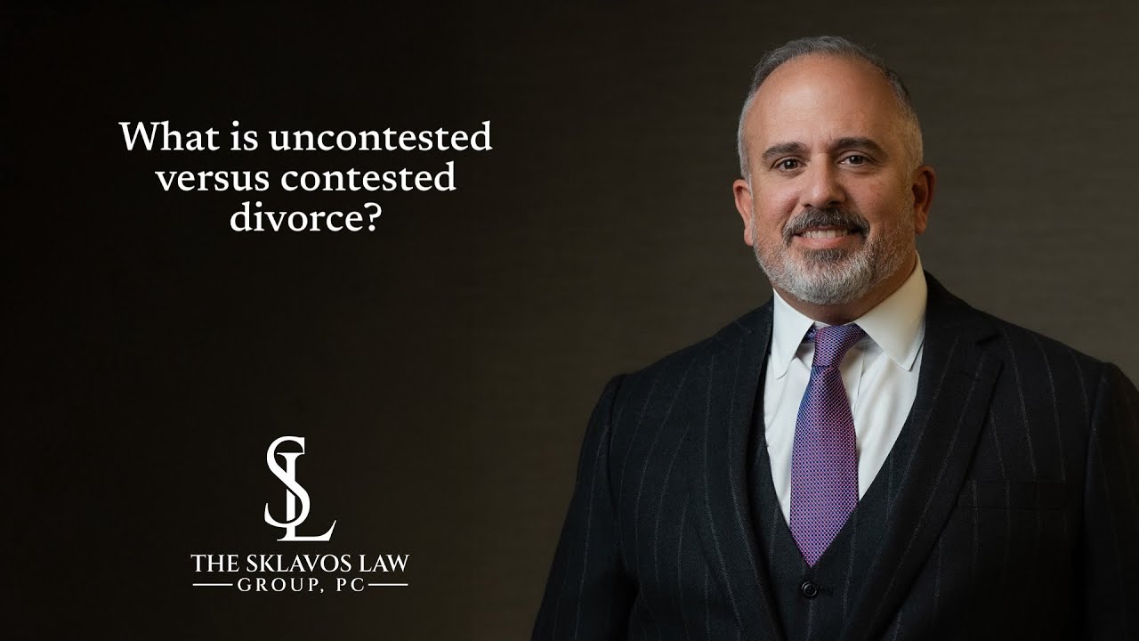 What is uncontested versus contested divorce? - YouTube