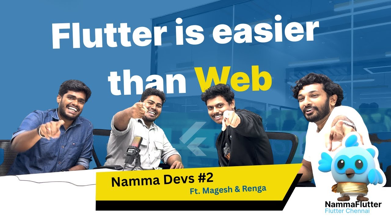 Flutter is easier than Web | Namma Flutter in Madurai Ft. Magesh ...