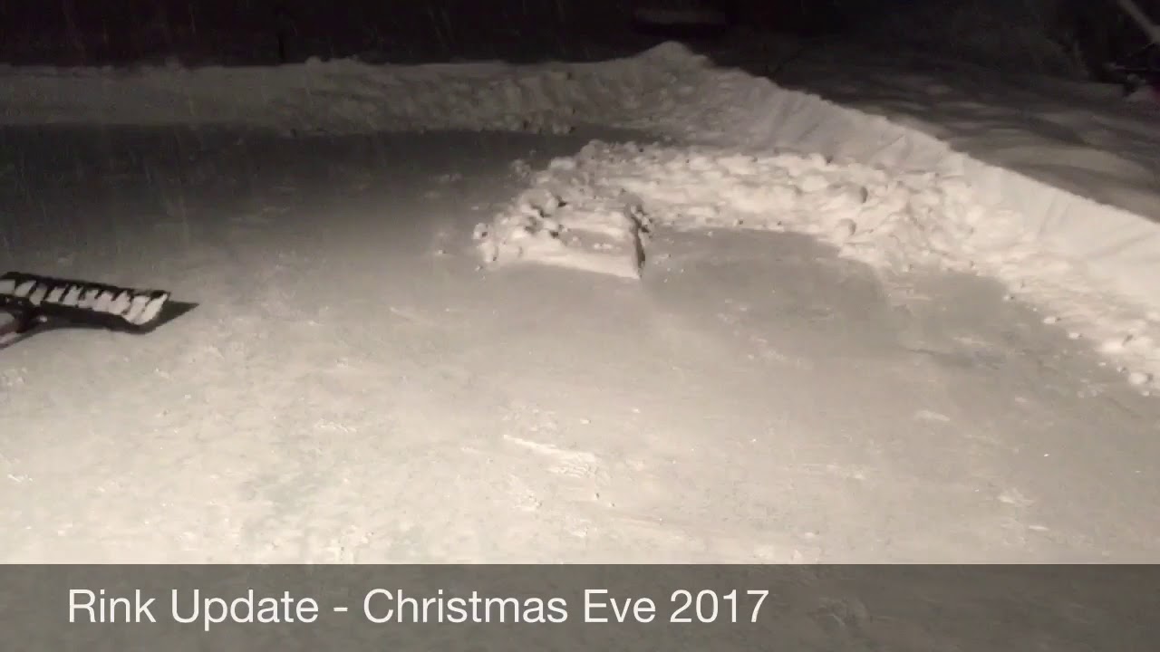 Rink Update - How to Deal with Thin Ice and Slush - YouTube