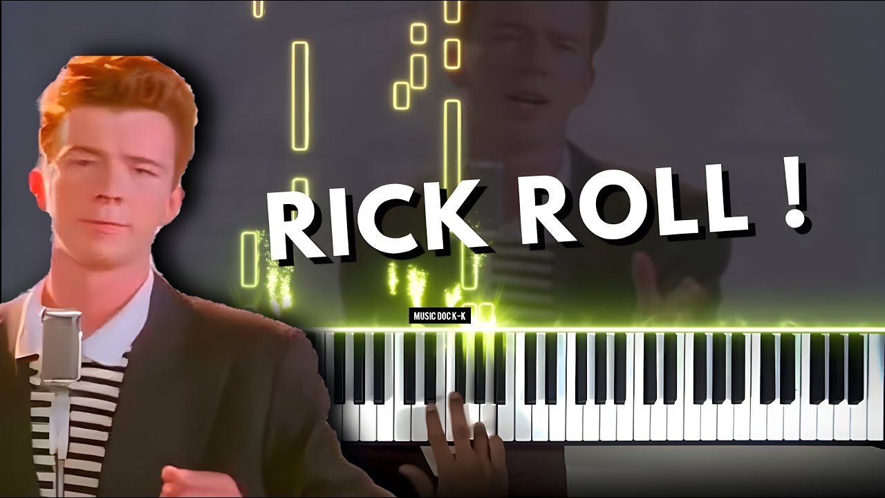 Never gonna give you up | Rick astely | Meme song | Piano cover ! - YouTube