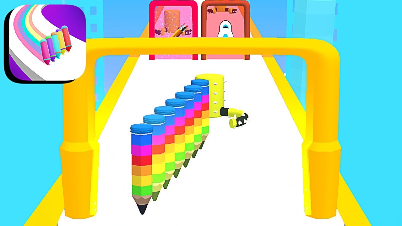 Pencil Stack - All Levels Gameplay Android,ios (Part 3) - YouTube