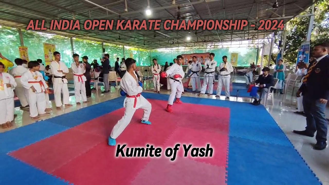 ALL INDIA OPEN KARATE CHAMPIONSHIP - 2024 Kumite of Yash - YouTube