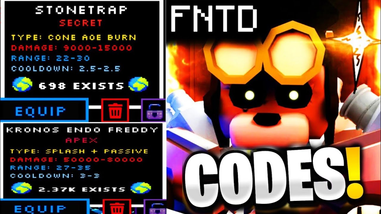 ⚠️ NEW ⚠️ ALL WORKING STEAMPUNK UPDATE CODES For Five Nights TD ...