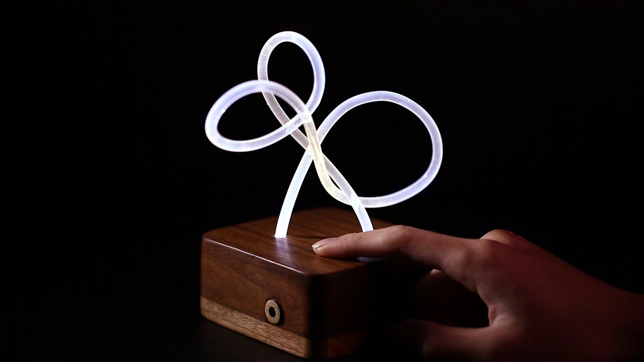LED art lamp Indiegogo - YouTube