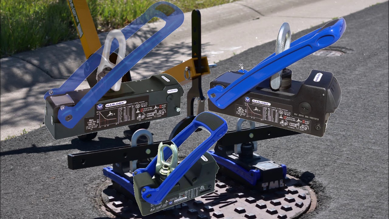 Introducing the Maglogix® Manhole Lifting System - YouTube