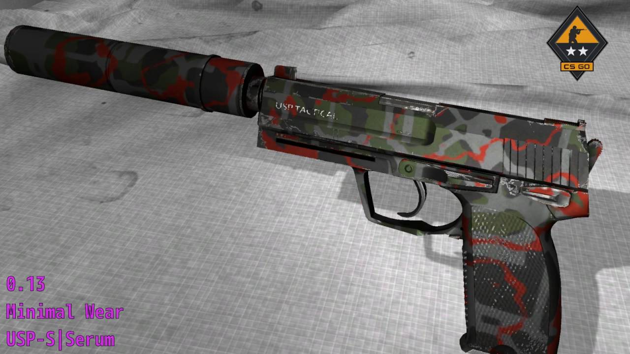 USP S Serum Wear/Float - YouTube