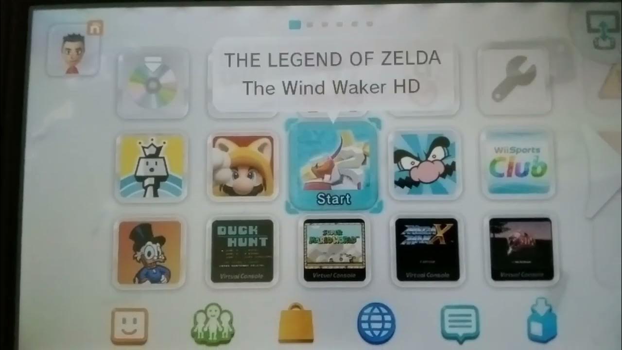 My Wii U menu - YouTube