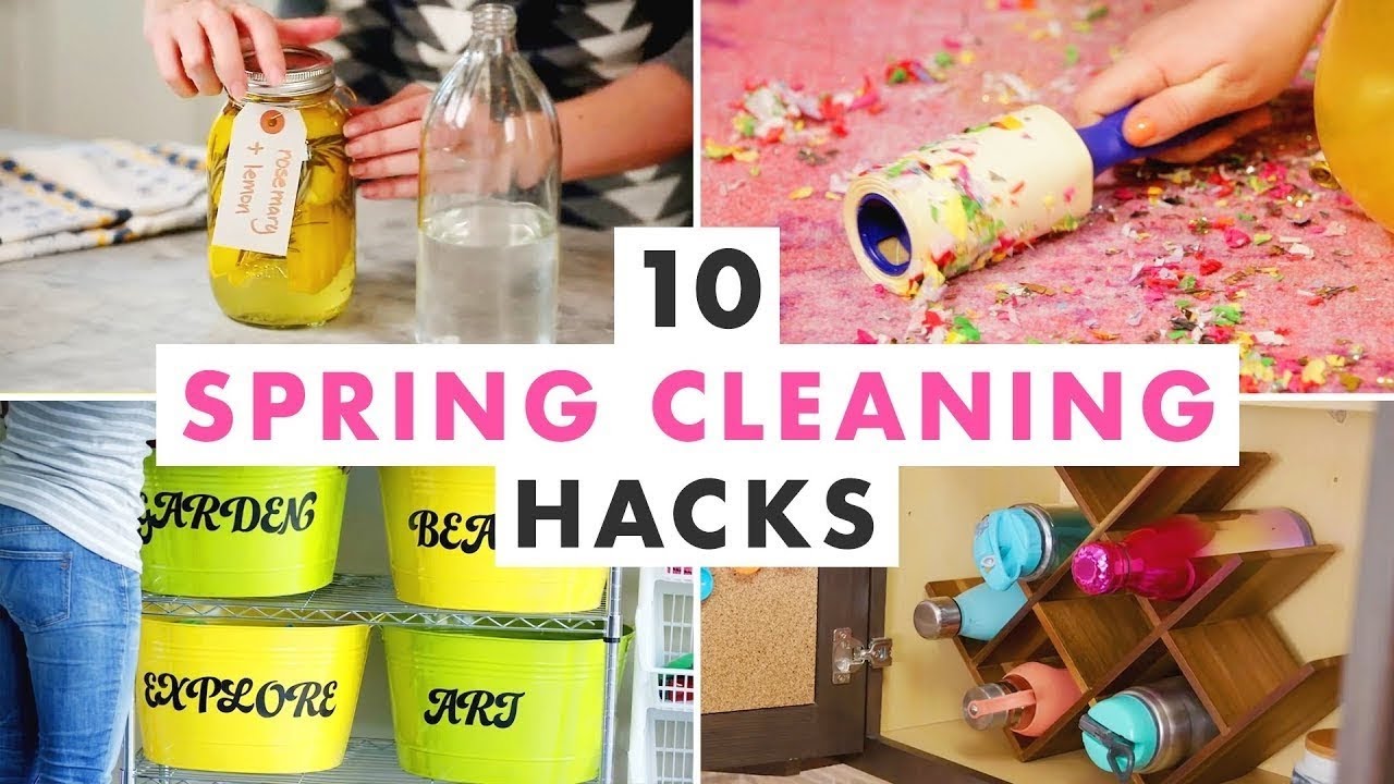 10 Spring Cleaning Hacks and DIYS - HGTV Handmade - YouTube