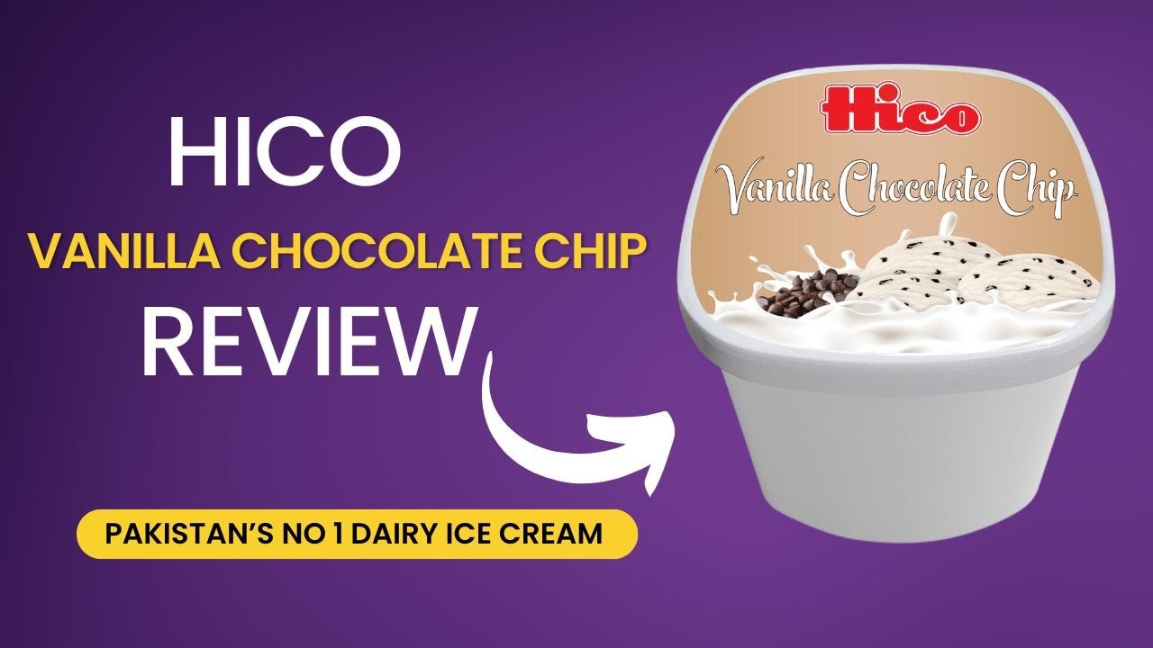 Hico Vanilla chocolate chip Icecream | Vanilla Icecream | Ice cream ...