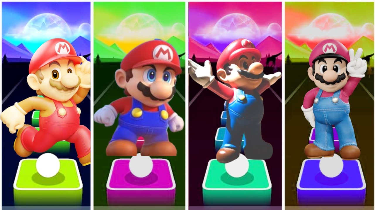 The Super Mario Bros Movie - Tiles Hop EDM Rush - Meme Cover - YouTube