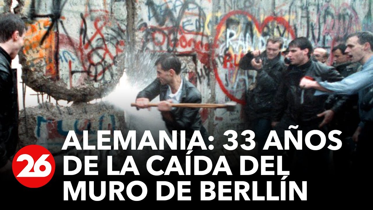ALEMANIA: Se cumplen 33 años de la caída del Muro de Berlín - YouTube