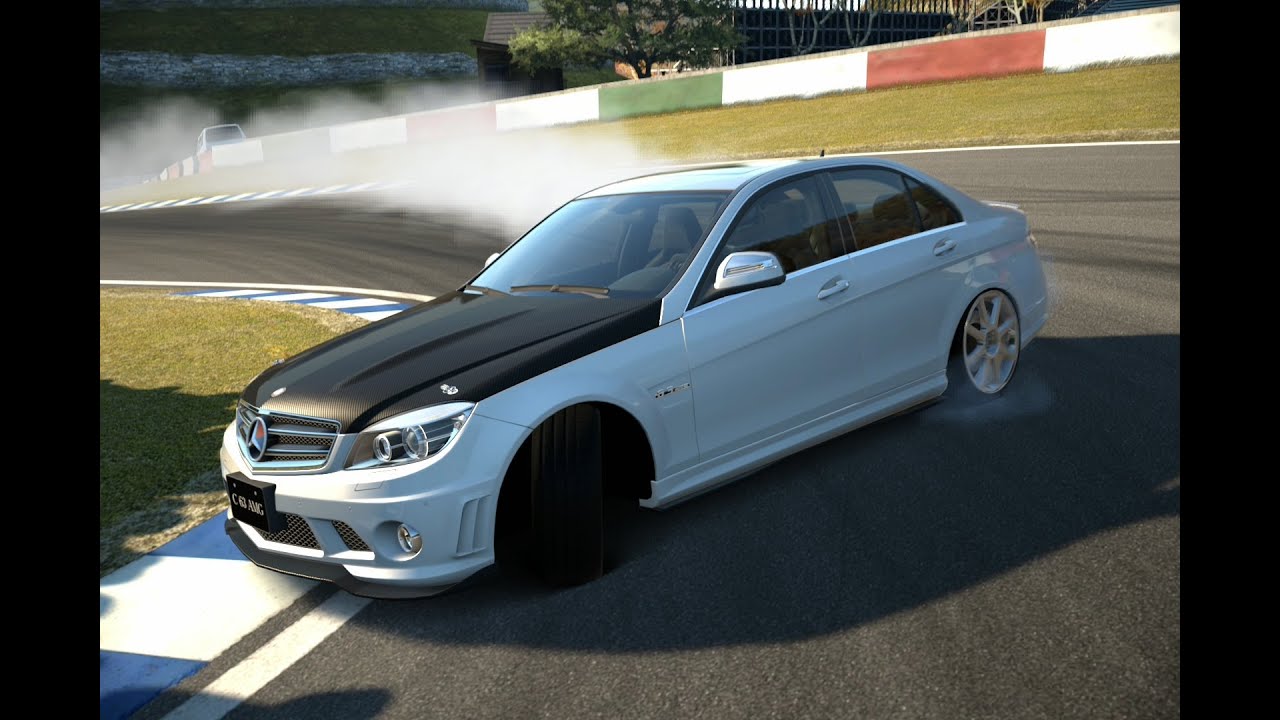 GT6 Drift \ Mercedes Benz C63 AMG '08 - YouTube