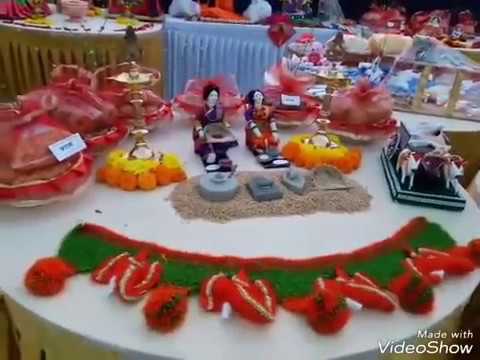 Rukhwat and troussoue packing decoration Ideas(रूखवत) By Shreya's A to ...