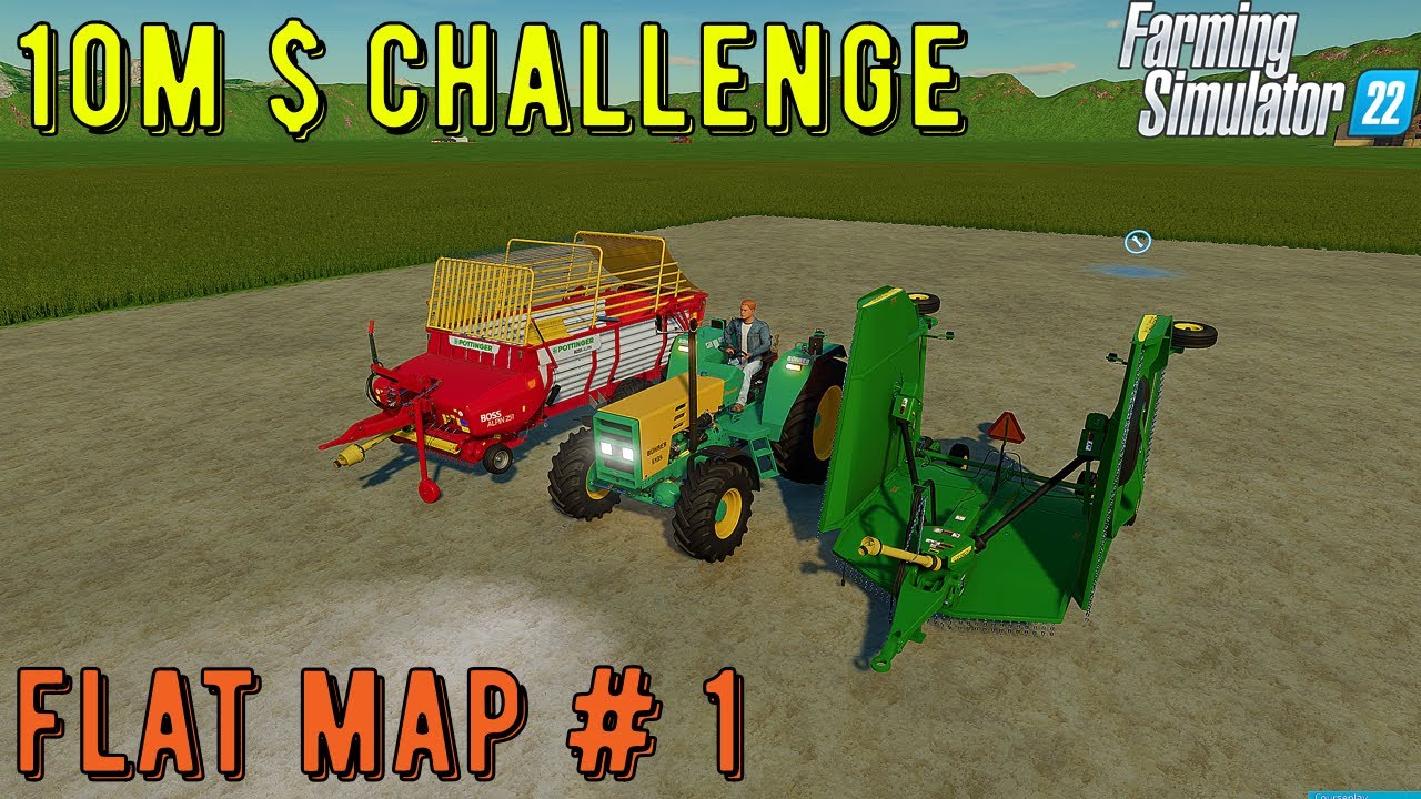 farming Simulator 22 fs22 timelapse Ep #1 Flat Map fs22 Mods - YouTube