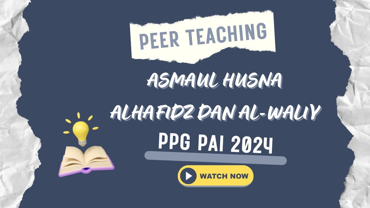 Peer teaching ibu Sulaeha || PPG Daljab PAI 2024 - YouTube