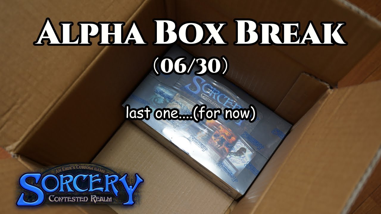Sorcery TCG Alpha Box Break (06/30) - YouTube
