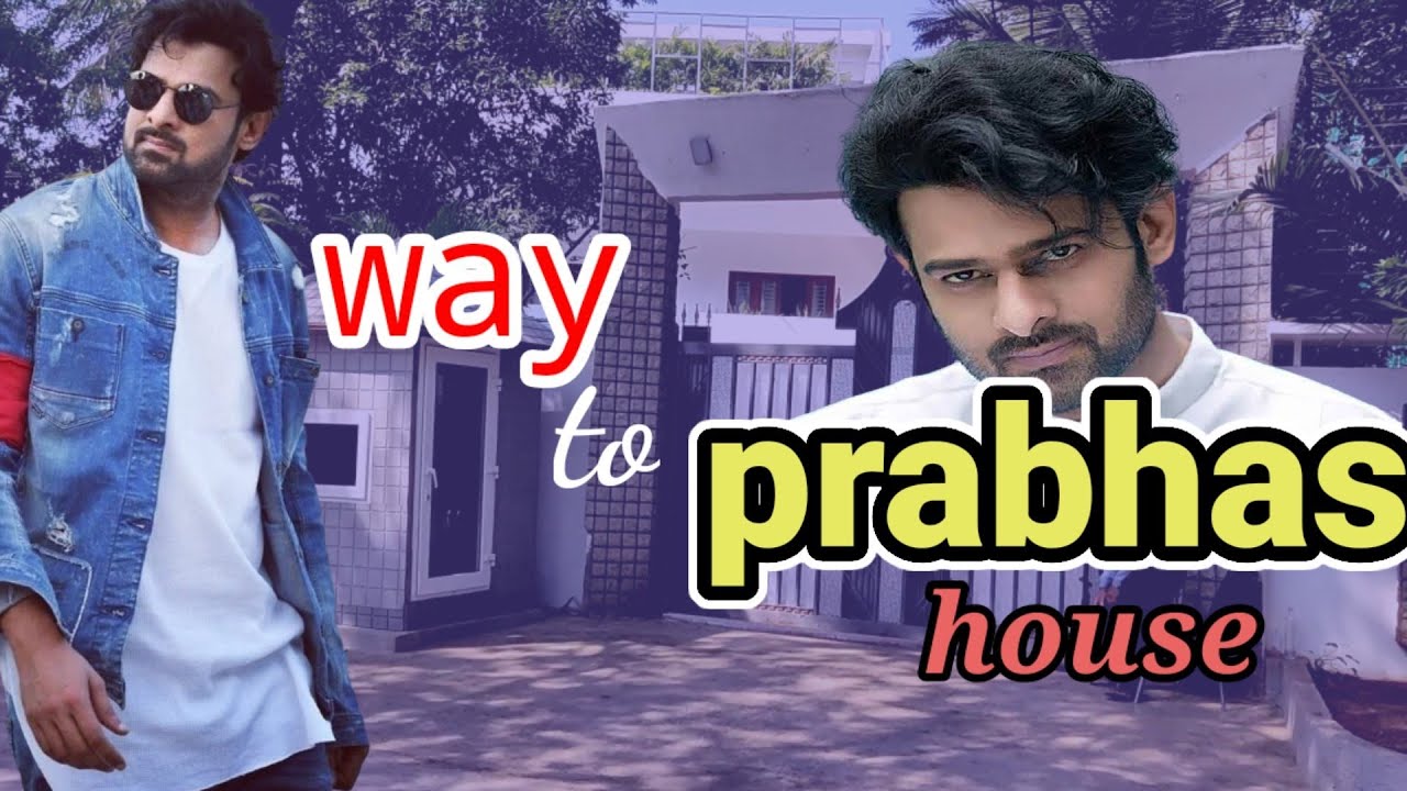 Way To Prabhas House || Prabhas House in jubilee hills || All creative ...