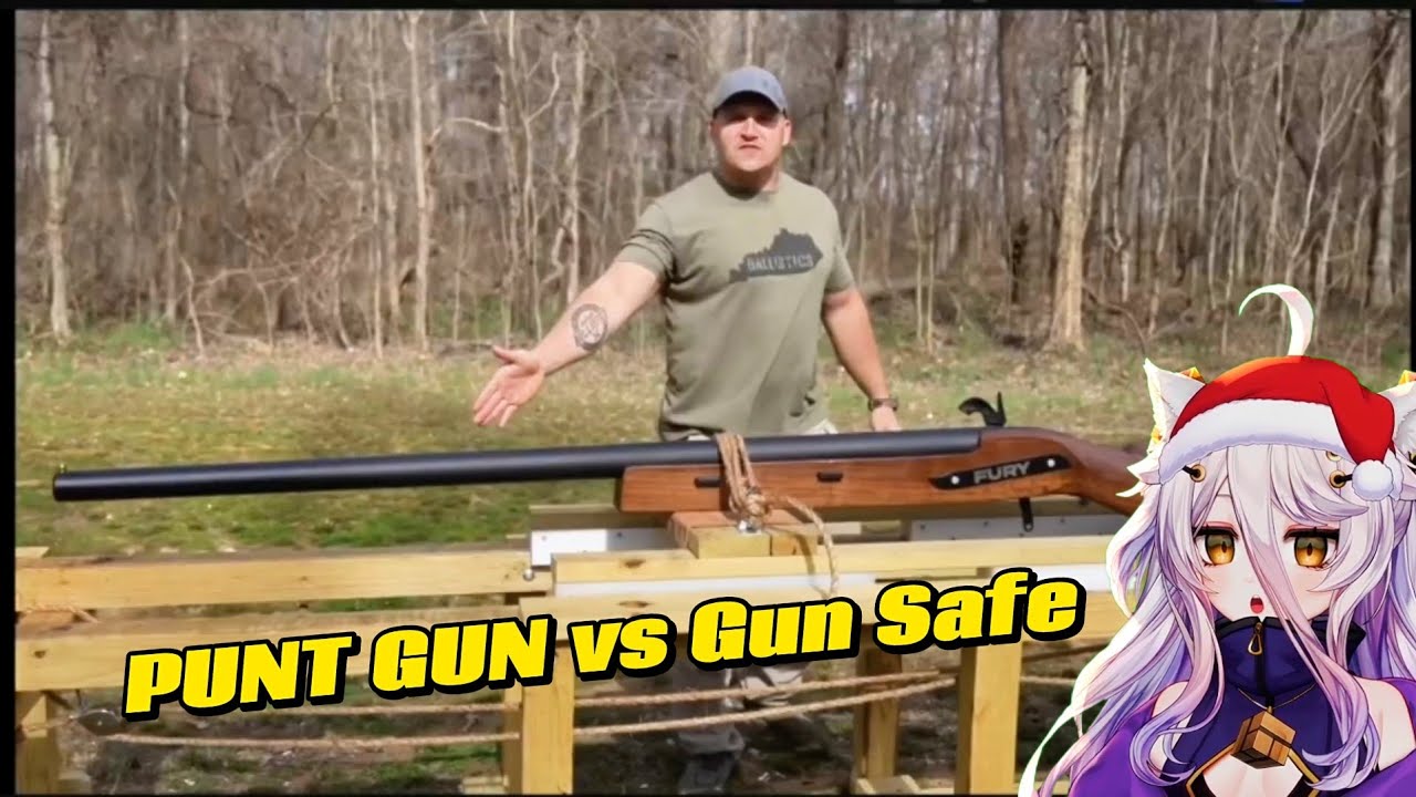 PUNT GUN vs Gun Safe (The Biggest Shotgun EVER!!!) HENYA REACT To Kentucky Ballistics - YouTube