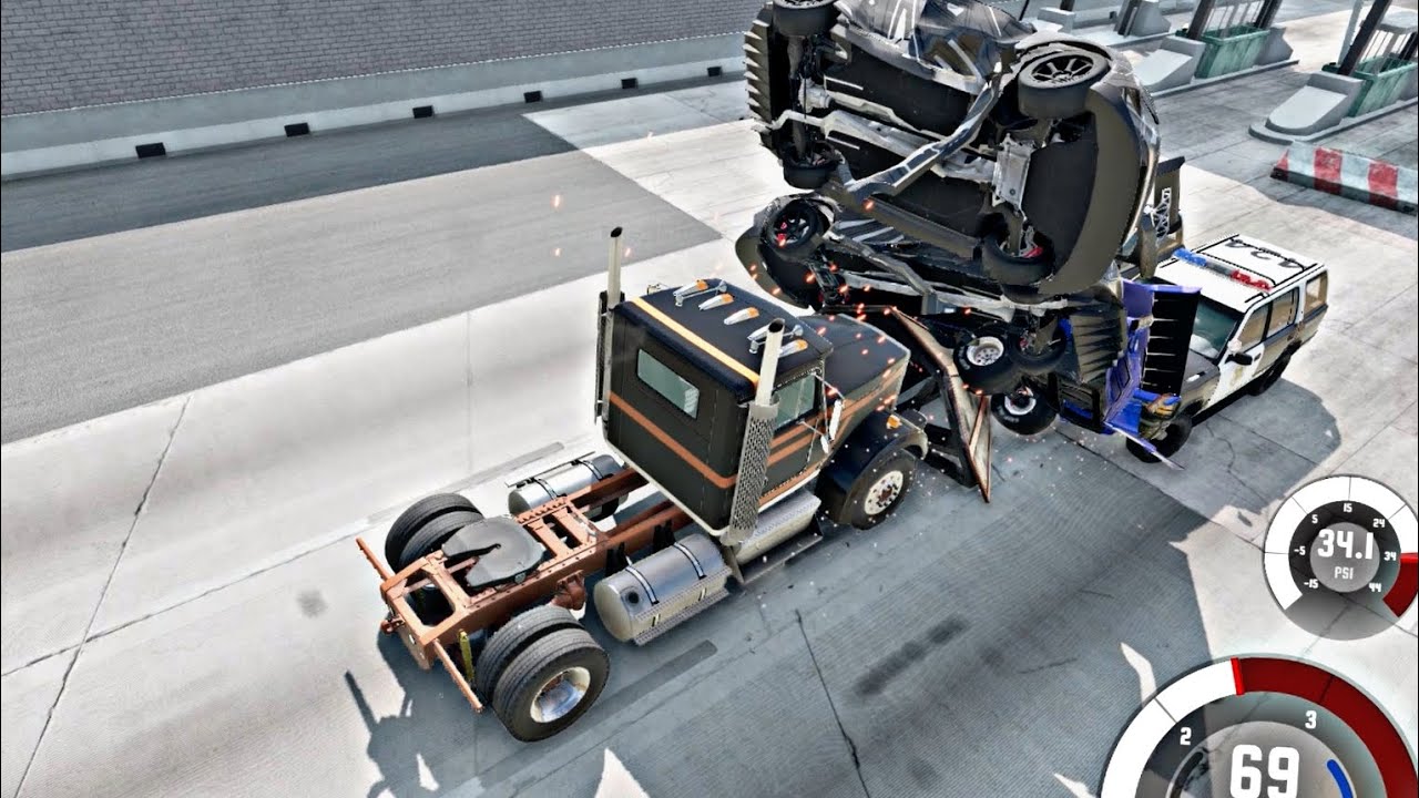 Car Crash Test - BeamNG drive #2 beamngdrive beamng car - YouTube