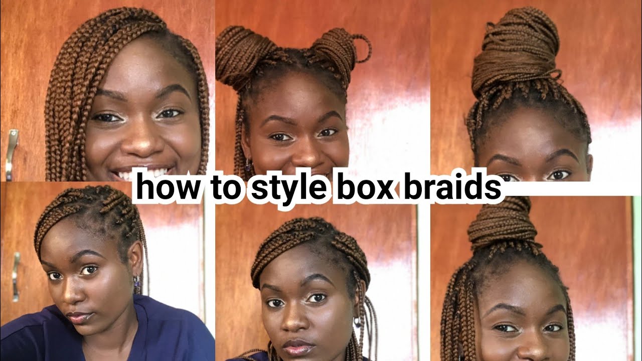 8 Amazing Ways To Style Box Braids | Nigerian YouTuber - YouTube