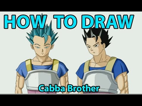 How To Draw Cabba Brother Dragon Ball Super fan OC - YouTube