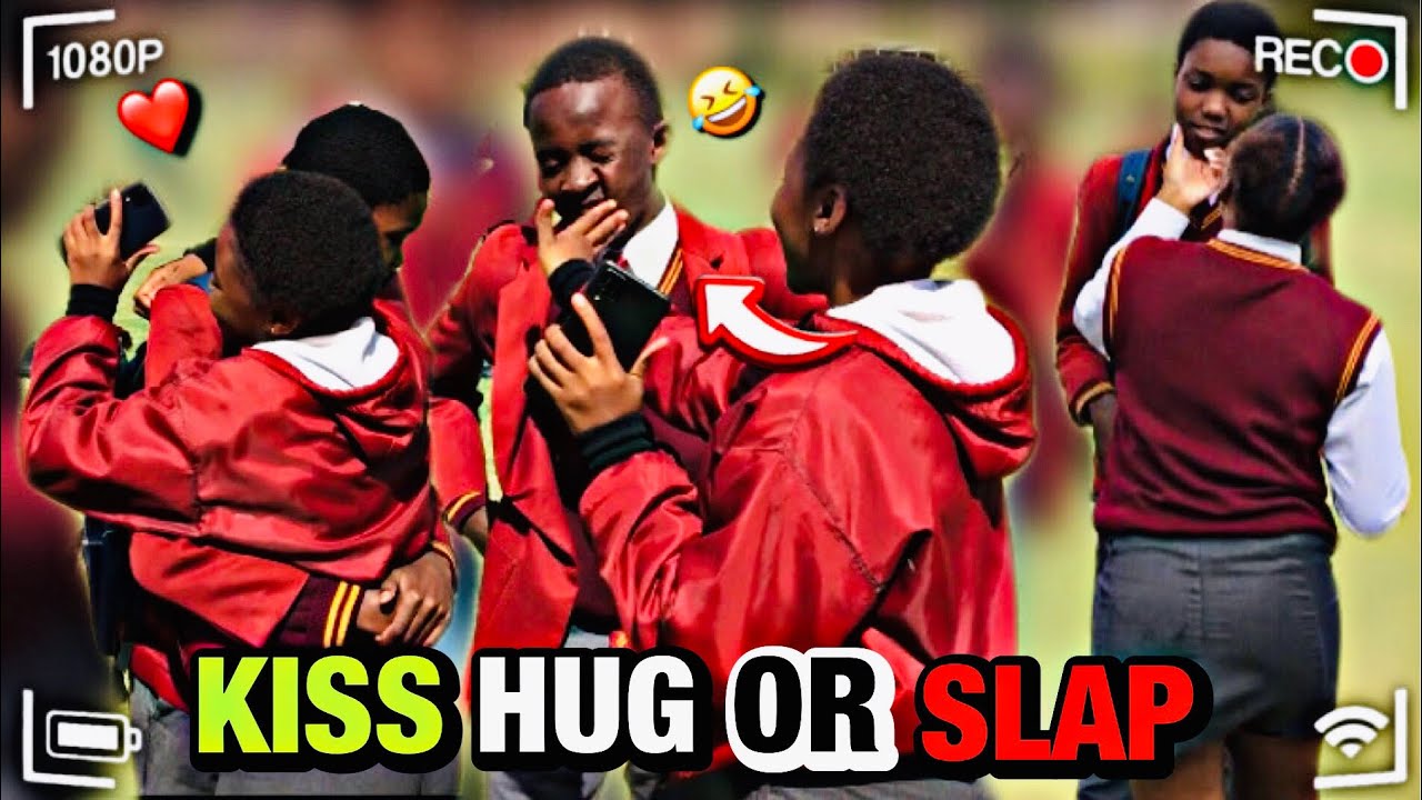 KISS HUG OR SLAP HIGH SCHOOL EDITION *must watch*😂🔥 - YouTube