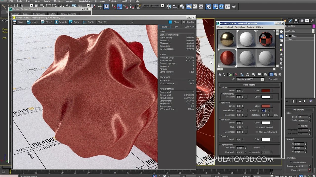 CORONA_RENDERER_MATERIAL. 08_IPAK MATO (SILK) - YouTube