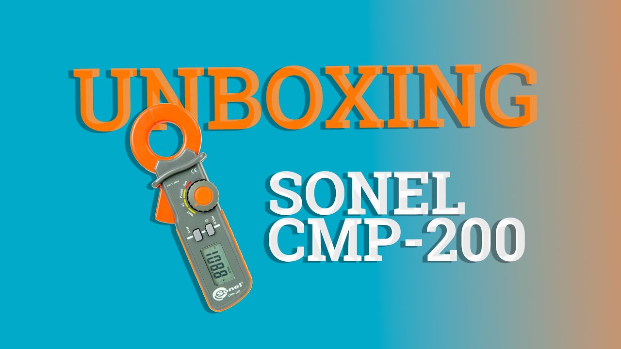 Unboxing Sonel CMP-200 - YouTube