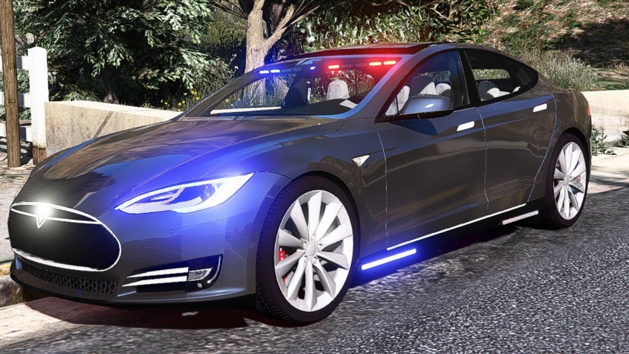 GTA5 LIVE PD - FIVEM - SANDY SHORES PD GANG UNIT - UNMARKED TESLA ...