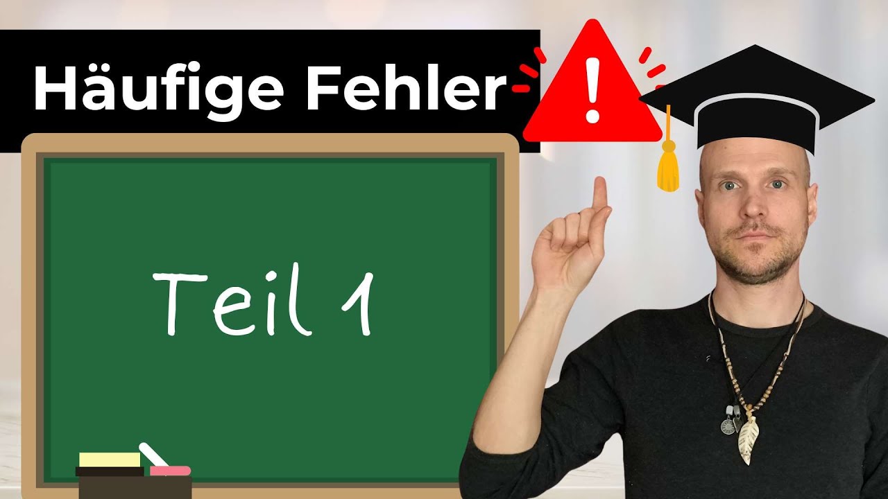 Rechtschreibung & Grammatik: Die häufigsten Fehler (Teil 1) - YouTube