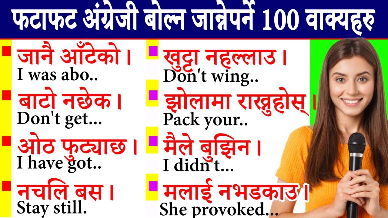 Learn English with Hamro English Guru Part 10 | Fluent Speaking ...