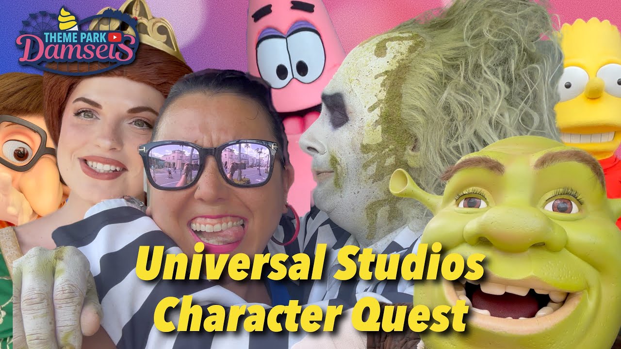 Meeting the characters at Universal Studios Florida - YouTube