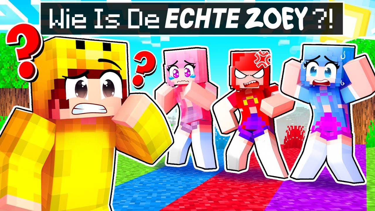 RAAD De Echte ZOEY In Minecraft! - YouTube