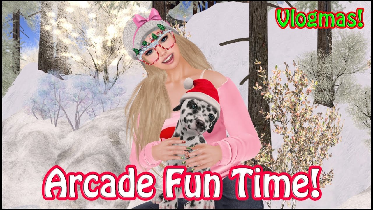 Vlogmas Day 3! Going To The Arcade In Second Life! - YouTube