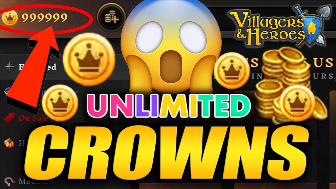 Villagers & Heroes Hack | Unlimited Free Crowns!! - YouTube