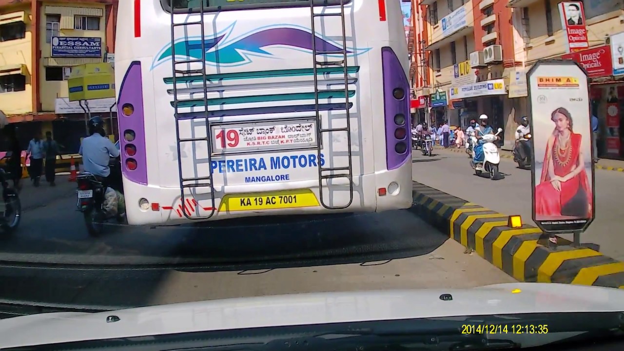 Mangalore Service Buses Flaying - YouTube