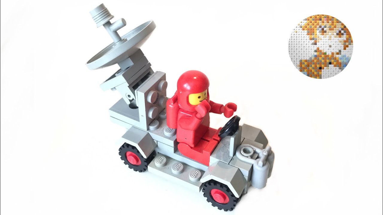 Lego Classic Space 889 Radar Truck - Lego Speed Build Review - YouTube