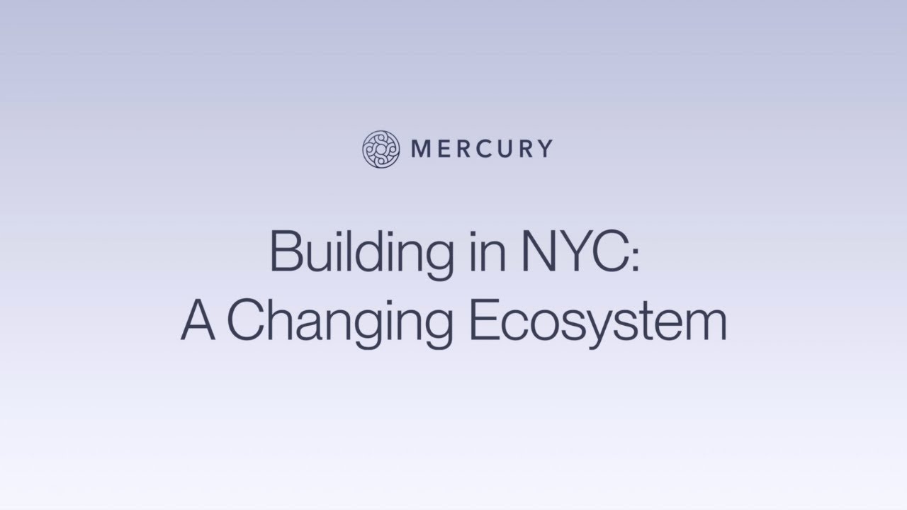 The NYC startup ecosystem - YouTube
