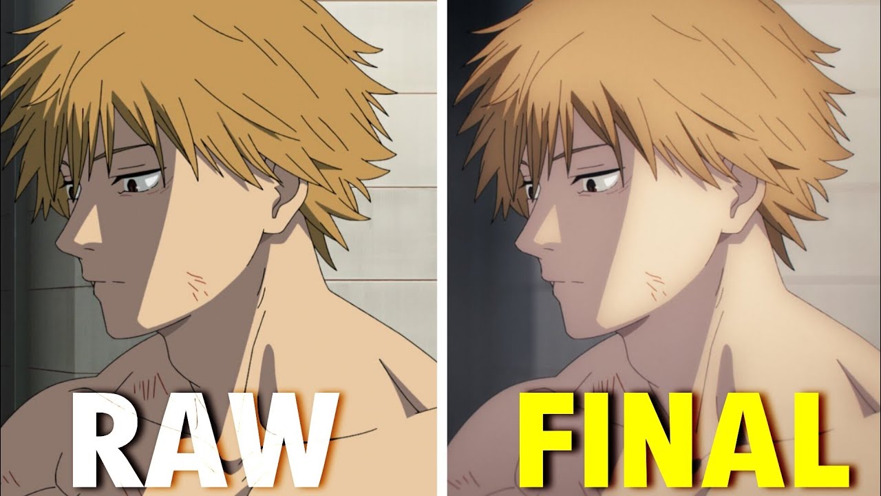 Raw VS Final Product for Chainsaw Man Anime | CGWorld Magazine - YouTube