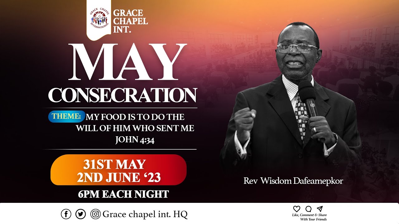 MAY CONSECRATION || DAY TWO || 1ST JUNE 2023 - YouTube