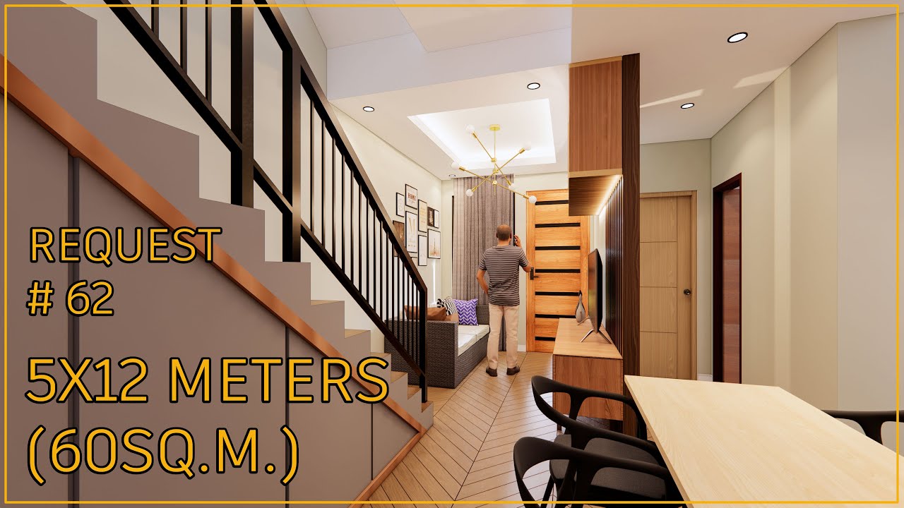 5X12 METERS (60SQ.M) 2 STOREY 4 BEDROOM HOUSE DESIGN (REQUEST #62 ...