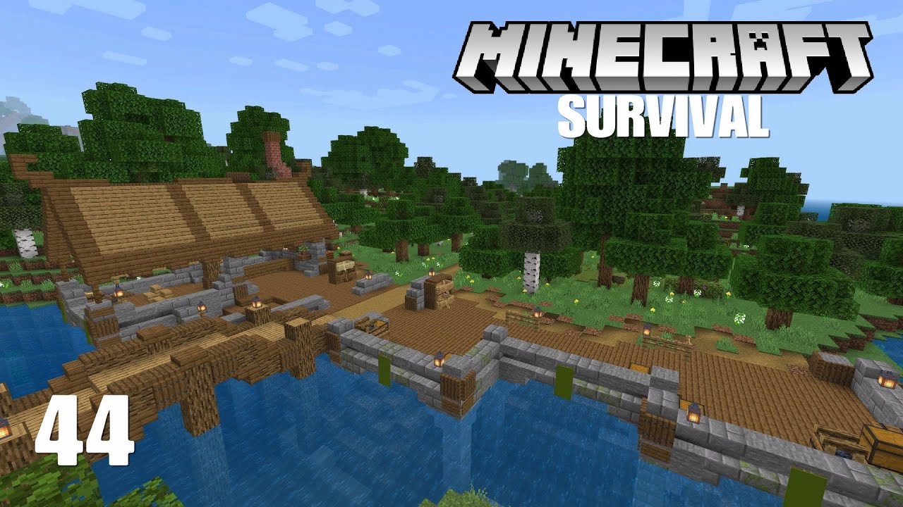 THE VILLAGE DOCKS!! Minecraft 1.17 Survival Let's Play [Ep44] - YouTube