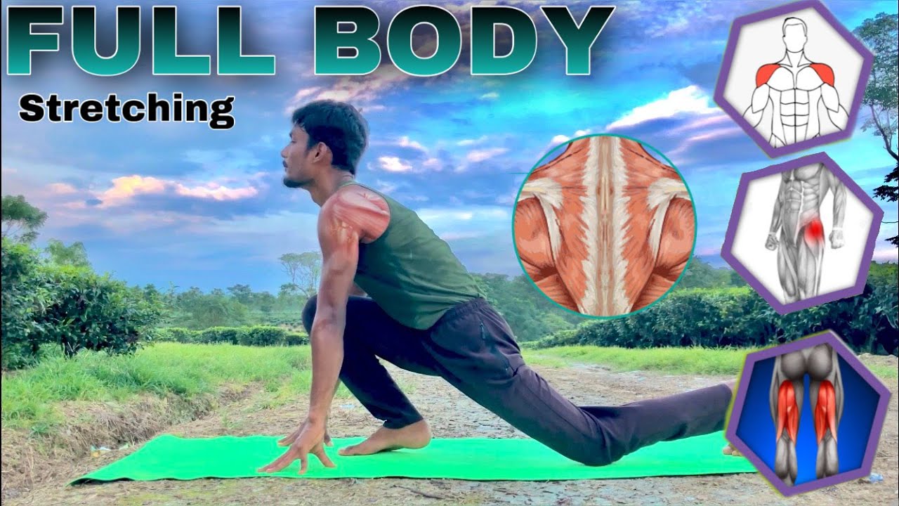 13 Min. Full Body Stretching | Improve Flexibility & Performance - YouTube