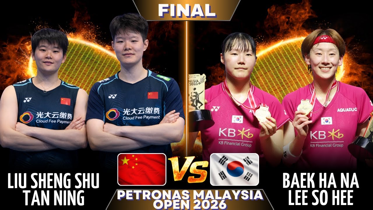 🔥 GREAT FINAL 🔥 LIU Sheng Shu/TAN Ning (CHN) Vs Jeong / Lee (KOR ...