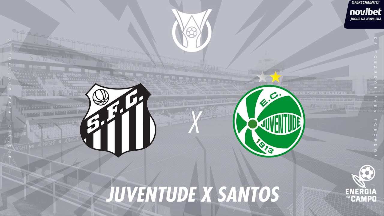 SANTOS X JUVENTUDE - 04/08/2025 - BRASILEIRÃO - AO VIVO - YouTube